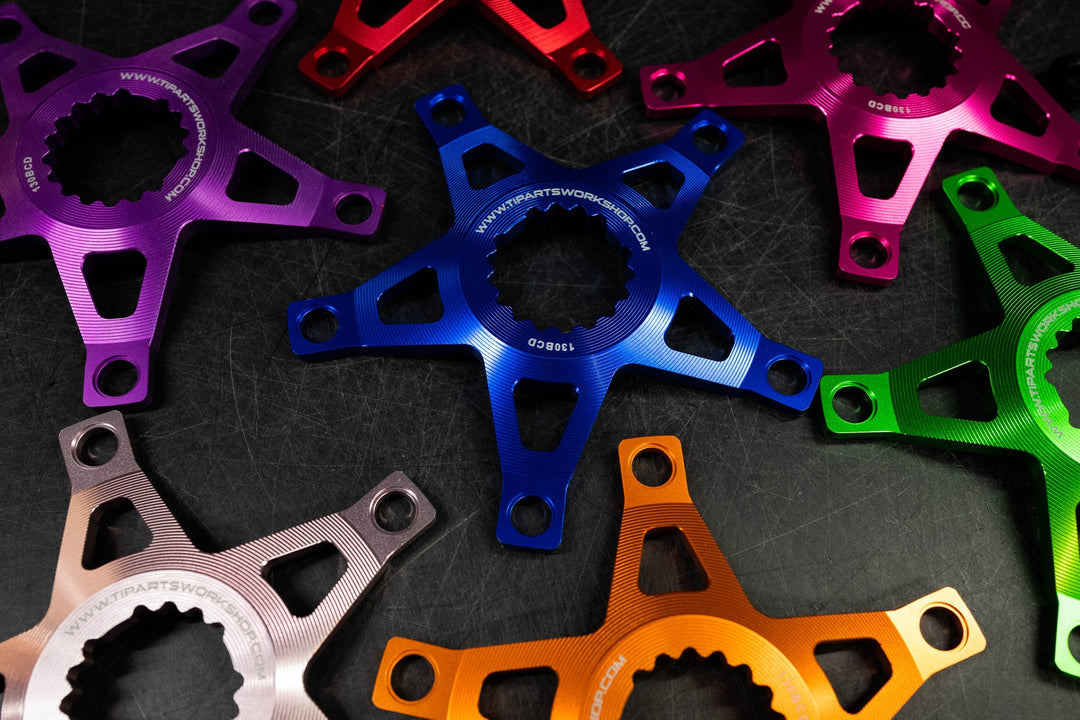Ti Parts Workshop Aluminium Spider for Brompton Bicycle T Line ...