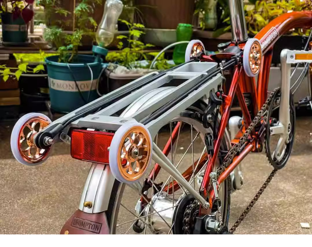 RA Bike Sakura Blossom 70mm Easy wheels for Brompton Bicycle ...