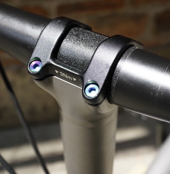 Union Jack Titanium Handlebar Bolts for Brompton Bicycle T Line ...