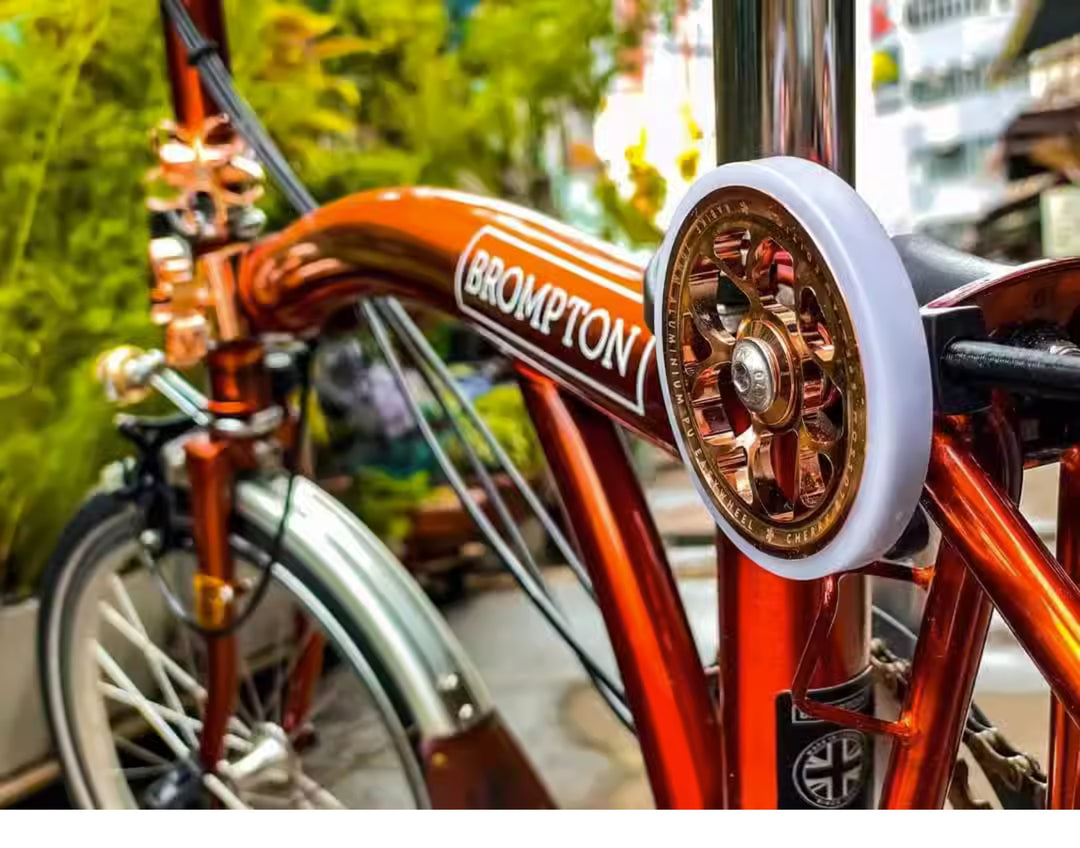 RA Bike Sakura Blossom 70mm Easy wheels for Brompton Bicycle ...