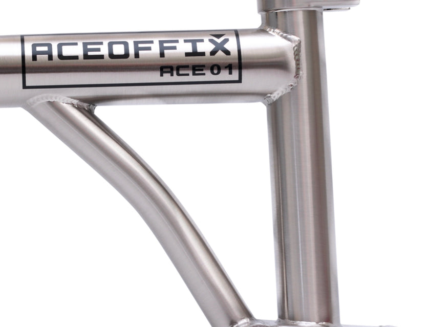 Aceoffix Nickel-plated Chromoly Steel Frame / Triangle / Fork / Stem S ...
