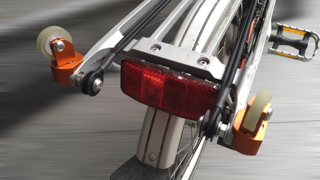 Fantastic4 Rotative Easy wheels for Brompton Bicycle Original Rack ...