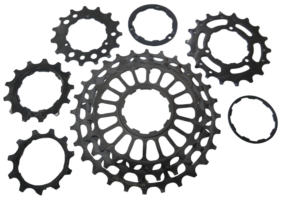 MiniMODs x7 7 Speed Cog Set for Brompton Bicycle P/T Line – Fantastic4Toys