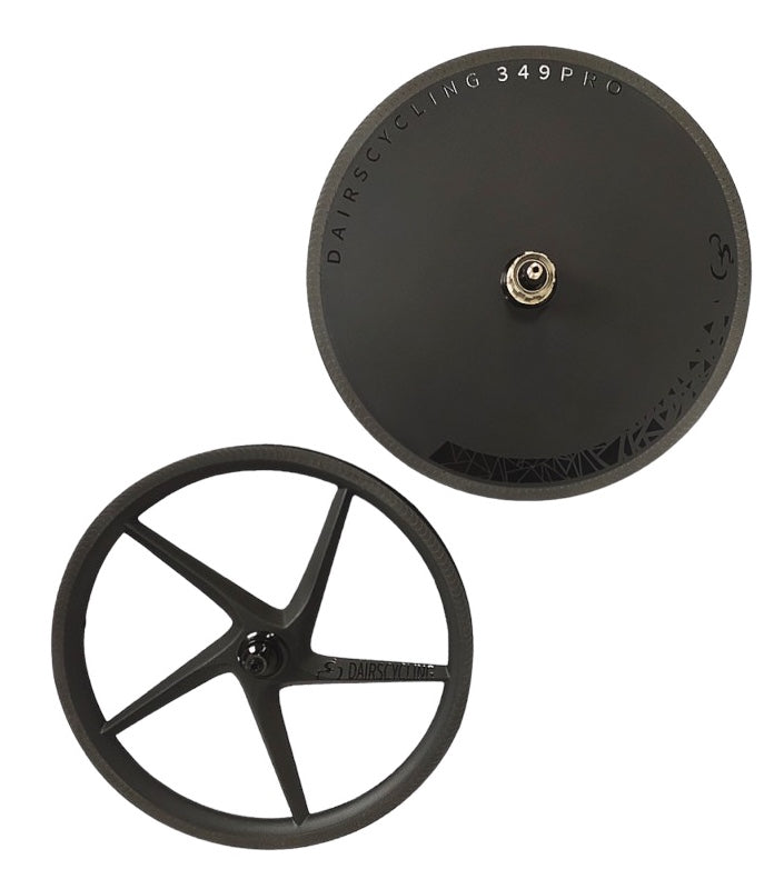 Dairs Cycle 16" 349 Disc Carbon Wheelset for Brompton Bicycle ...