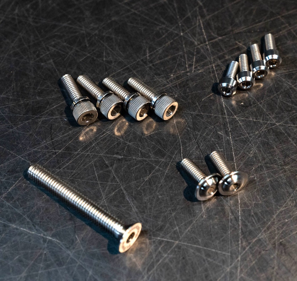 Ti Parts Workshop Titanium Bolts Set for Brompton Bicycle T Line ...