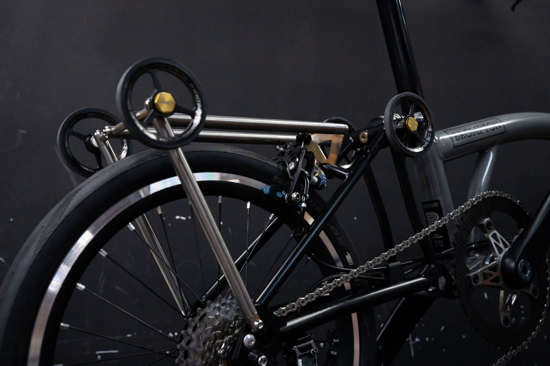 Ti Parts Workshop Titanium Rear Rack for Brompton Bicycle – Fantastic4Toys