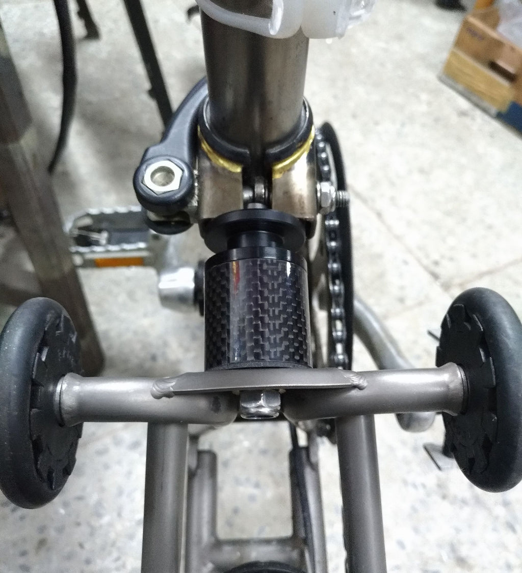 Adjustable Air Pressure Carbon Suspension Block for Brompton Bicycle ...