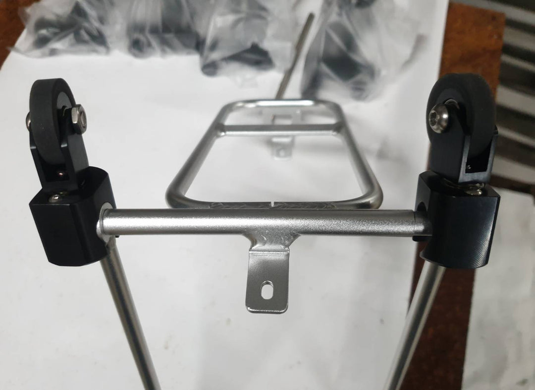 Fantastic4 Rotative Easy wheels for Brompton Bicycle w/ H&H Q Rack V4 ...