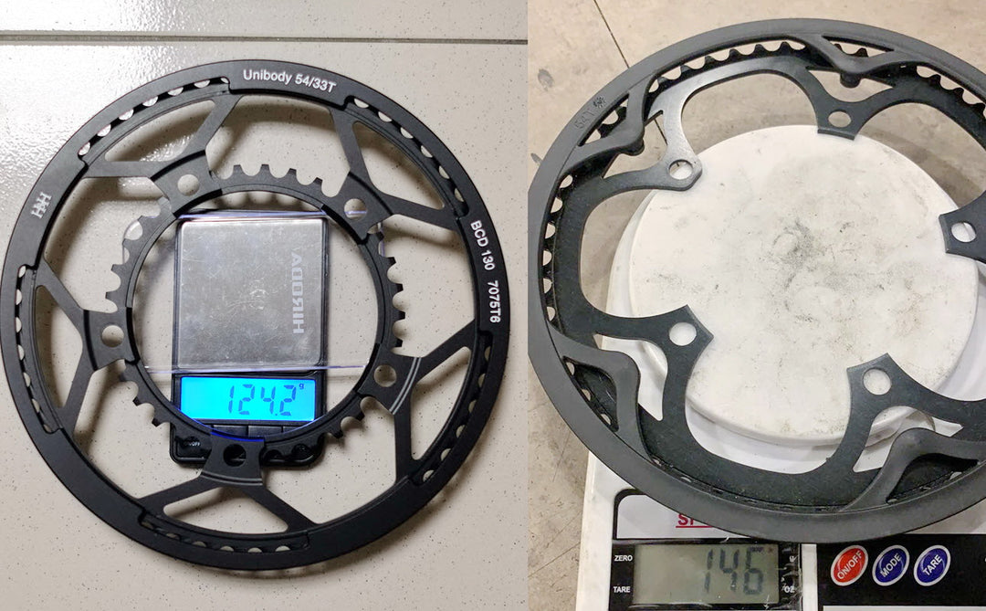 H&H BCD130 54/33T 50/33T Unibody CNC Duo-Chainring for Brompton Bicycl ...