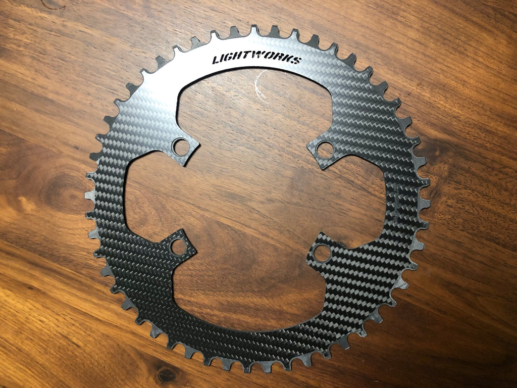 Lightworks Carbon Bicycle Chainring for Shimano Dura Ace 9100 ...