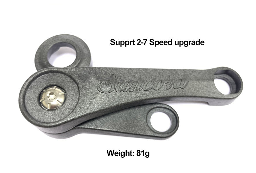 Suncord Carbon fiber 5-7 Speed Tensioner + 7 Speed Cog Set for Brompto ...