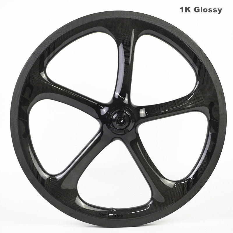 SMC FIVE 16" 349 5 Spokes Carbon Front Wheel for Brompton Bicycle ...