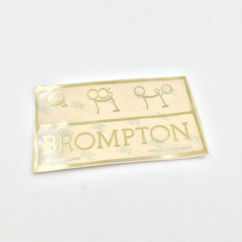 2013 Style Brompton Bicycle Metallic Frame Decal Sticker – Fantastic4Toys
