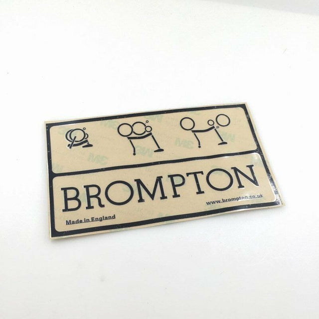2013 Style Brompton Bicycle Metallic Frame Decal Sticker – Fantastic4Toys