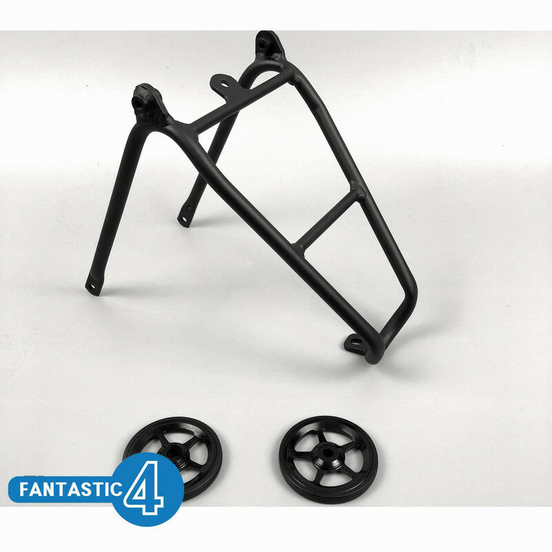 ACE Easy Wheels + Q Type Rear Rack Set for Brompton Bicycle ...