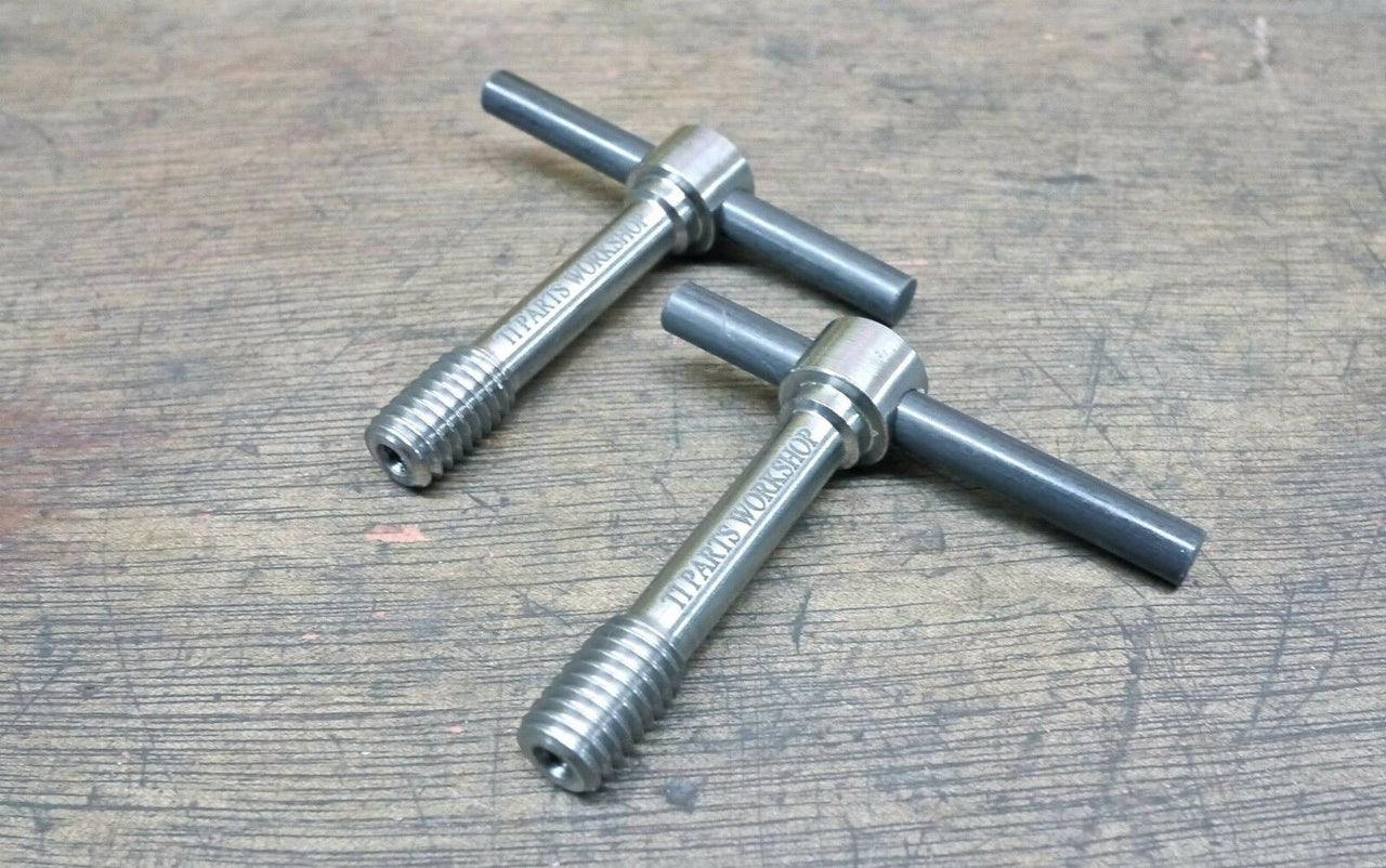 Ti Parts Workshop Carbon + Titanium Hinge Clamp Lever for Brompton Bic ...