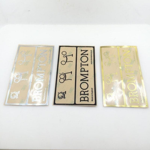 2013 Style Brompton Bicycle Metallic Frame Decal Sticker – Fantastic4Toys